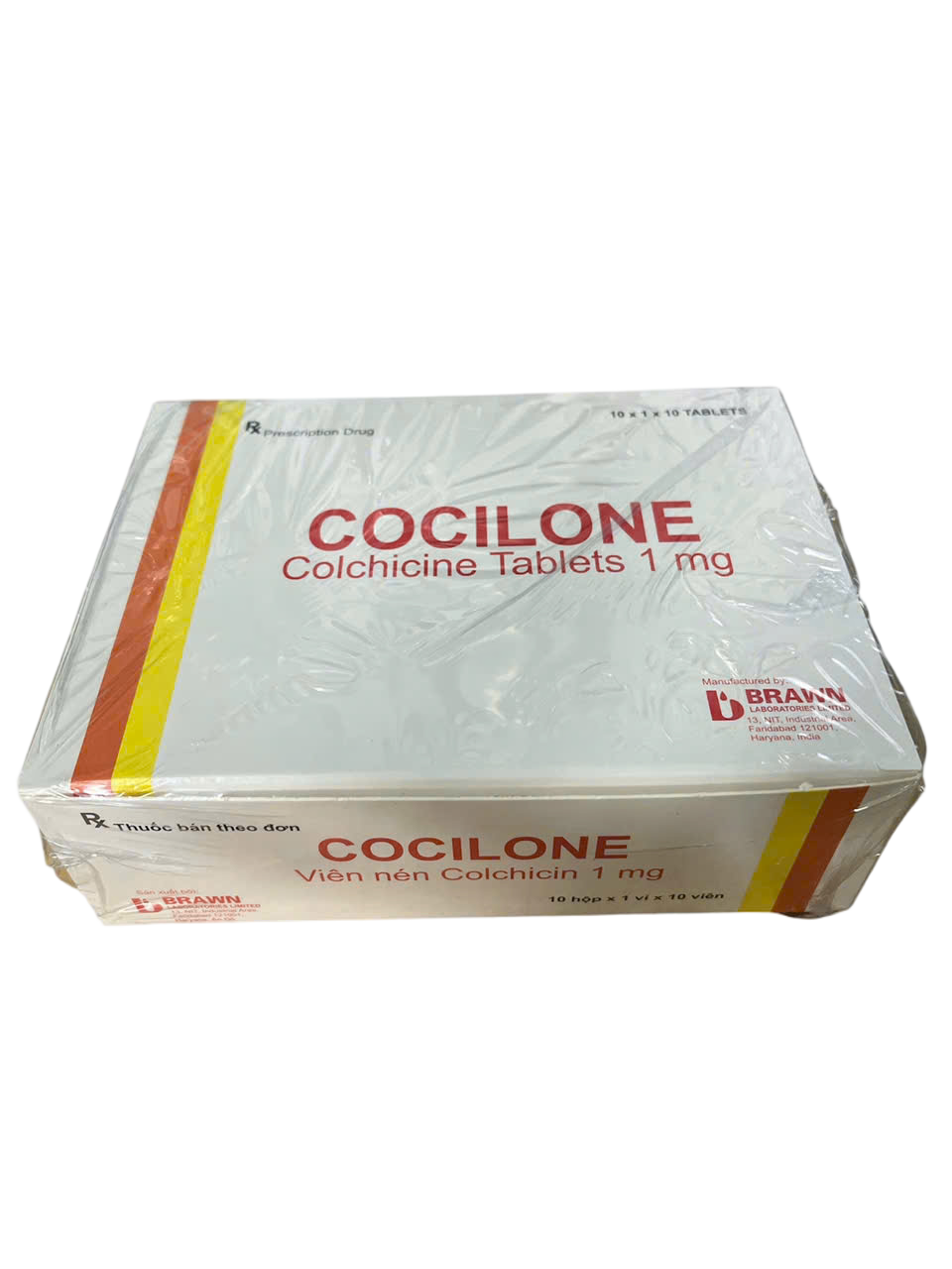 Cocilone Colchicine 1mg Brawn (lốc/10h)