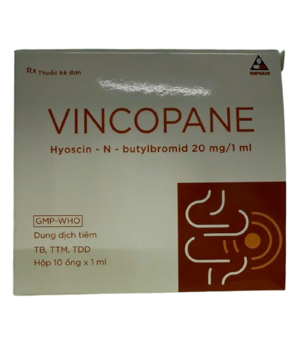 Vincopane Hyoscin 20mg/1ml Vinphaco (h/10o/1ml)
