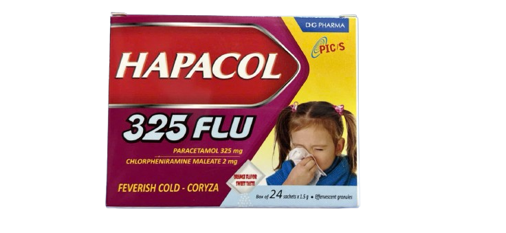 Hapacol 325mg Flu Dhg Pharma (h/24g)