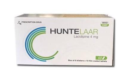 Huntelaar Lacidipine 4mg Davipharm (h/60v)