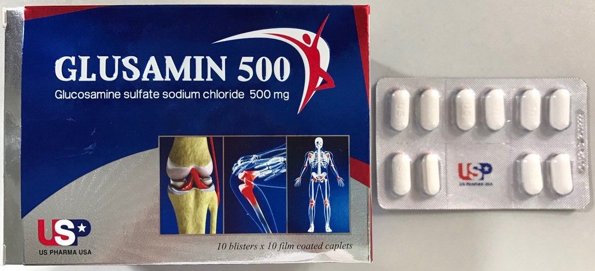 Glucosamin 500mg Caplets Usp Pharma (h/100v)