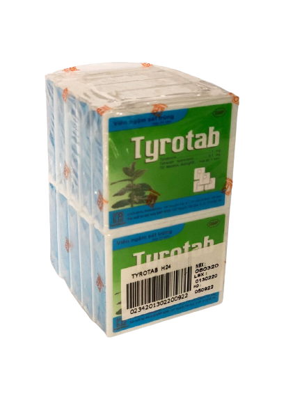 Tyrotab Pharmedic (lốc/10h/24v)