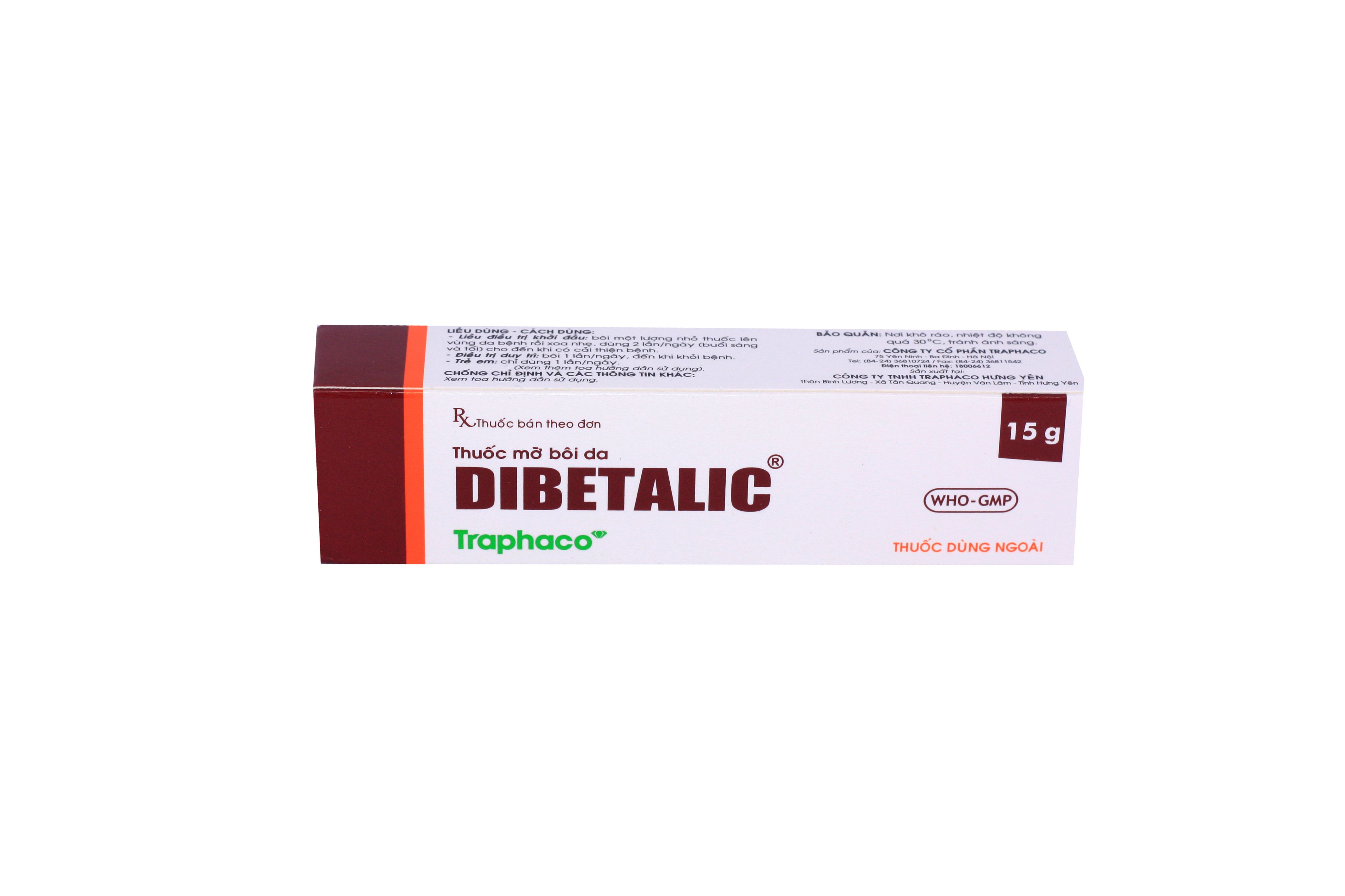 Dibetalic Cream Traphaco (tuýp/15gr)