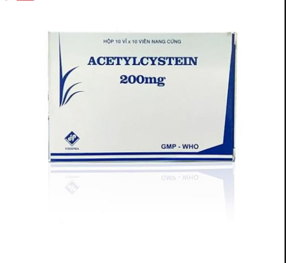 Acetylcystein 200mg - Vidipha (h/200v)