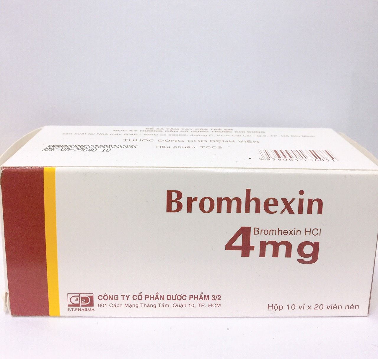 Bromhexin 4mg Dp 3/2 (h/200v)
