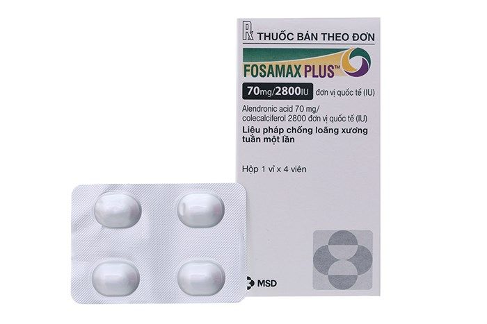 Fosamax Plus 70mg/2800iu Msd (h/4v)