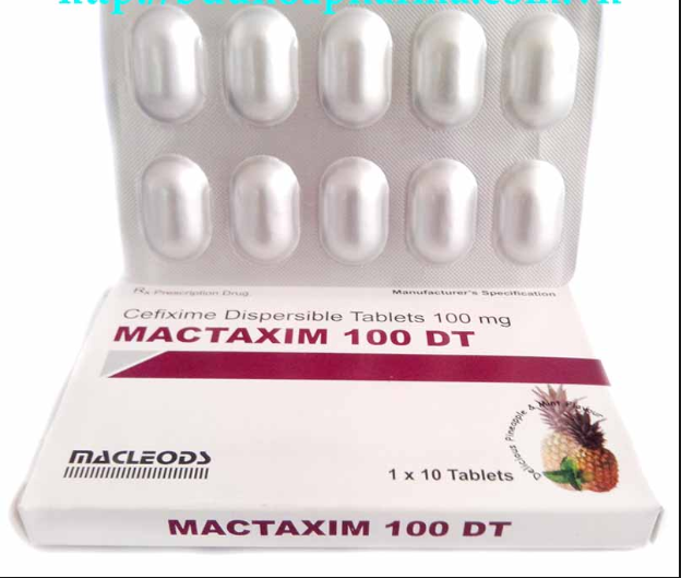 Mactaxim Cefixim 100mg Macleod (h/10v)
