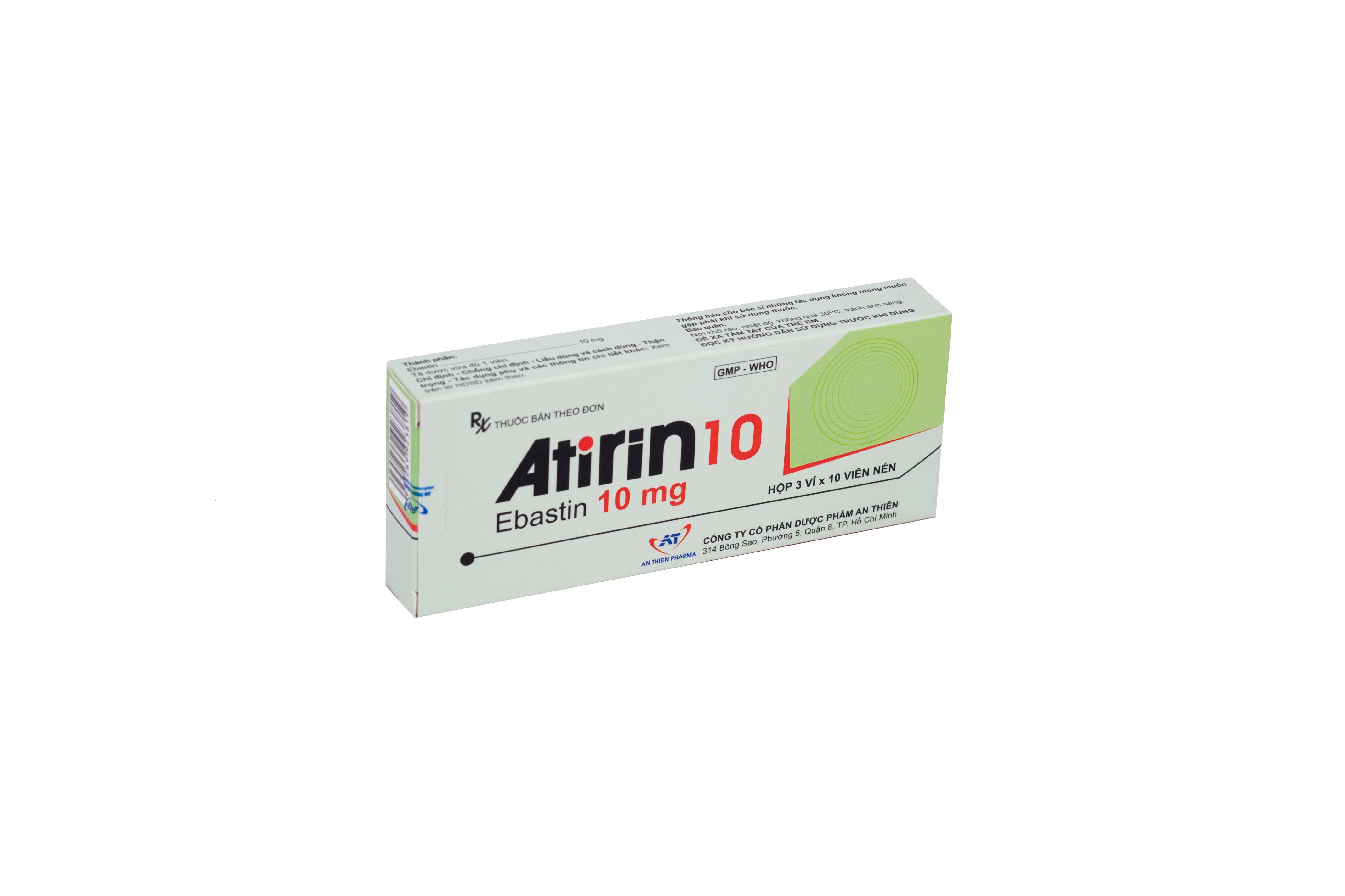 Atirin 10 Ebastine 10mg An Thiên (h/30v)