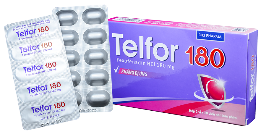 Telfor 180 Fexofenadin 180mg Dhg (h/20v)