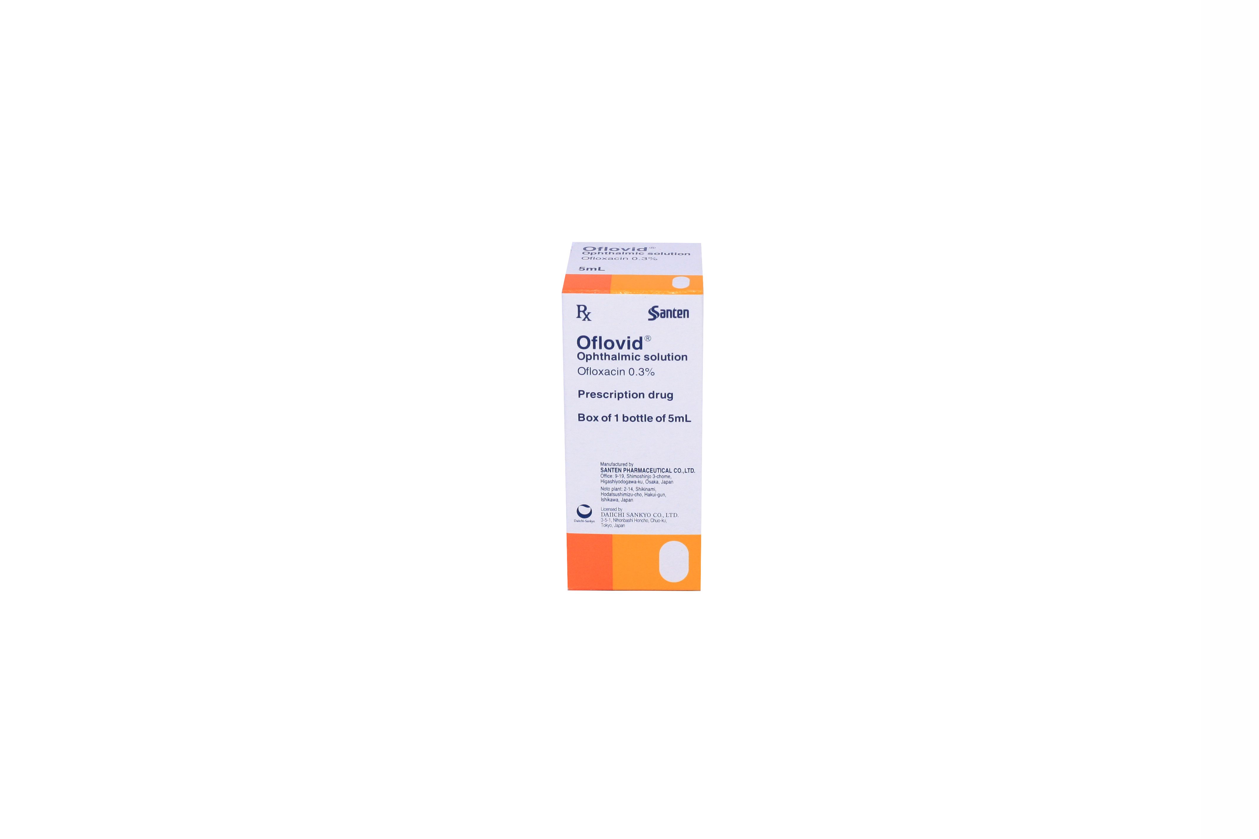 Oflovid Ofloxacin 0.3% Santen (c/5ml)
