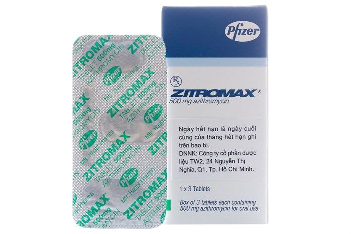 Zitromax 500mg Pfizer (h/3v)