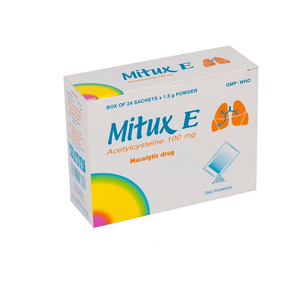 Mitux E 100mg Dhg (h/24g/1.5g) (gói)