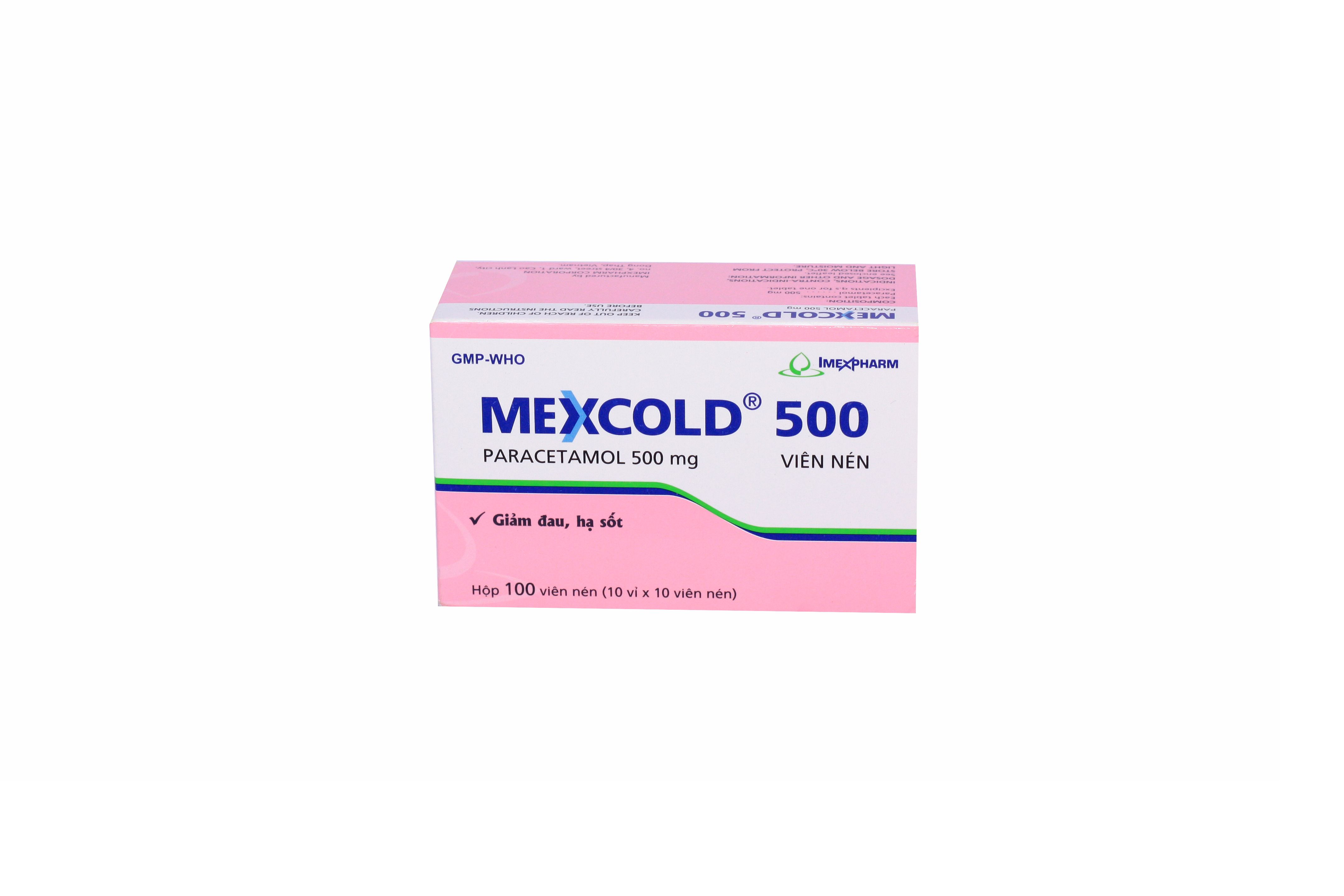 Mexcold 500mg Tablets Imexpharm (h/100v)