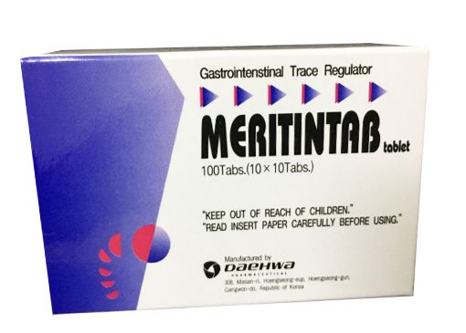 Meritintab Trimebutin 100mg Daehwa (h/100v)