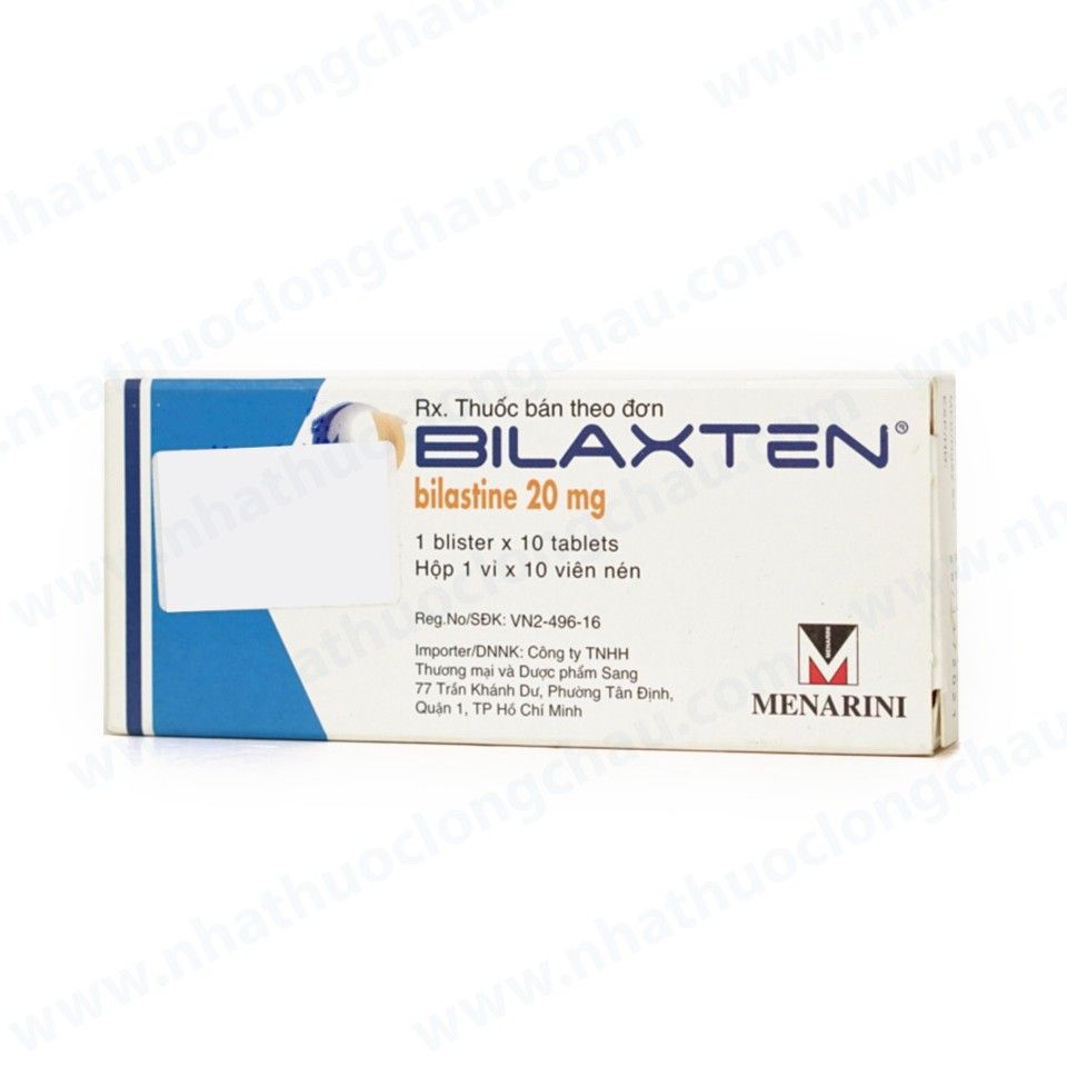 Bilaxten Bilastin 20mg Menarini (h/10v)