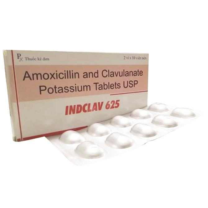 Indclav 625mg Indchemie (h/20v)