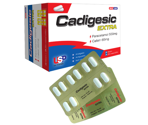 Cadigesic Extra Paracetamol 500mg Usp (h/100v)