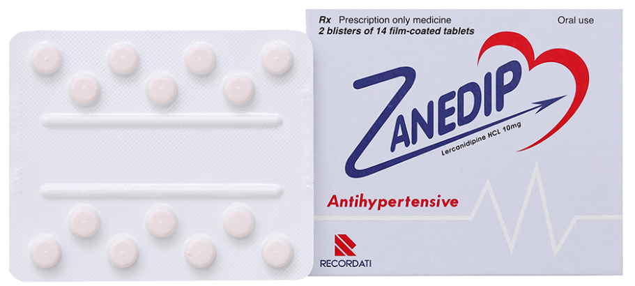 Zanedip Lercanidipine 10mg Recordati (h/28v)