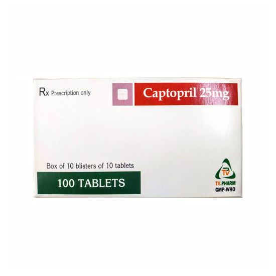 Captopril 25mg Tv.pharm (h/100v)