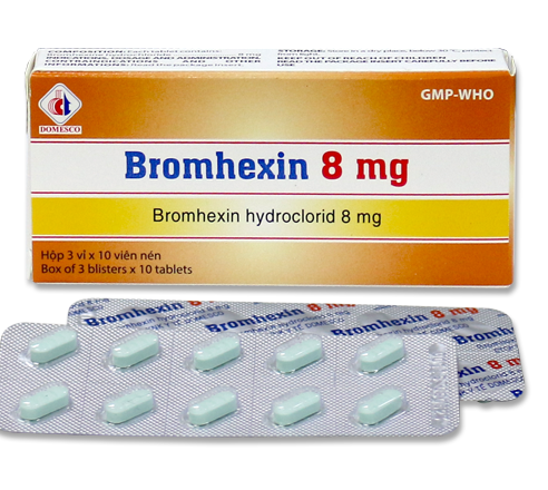 Bromhexine 8mg Domesco (h/30v)