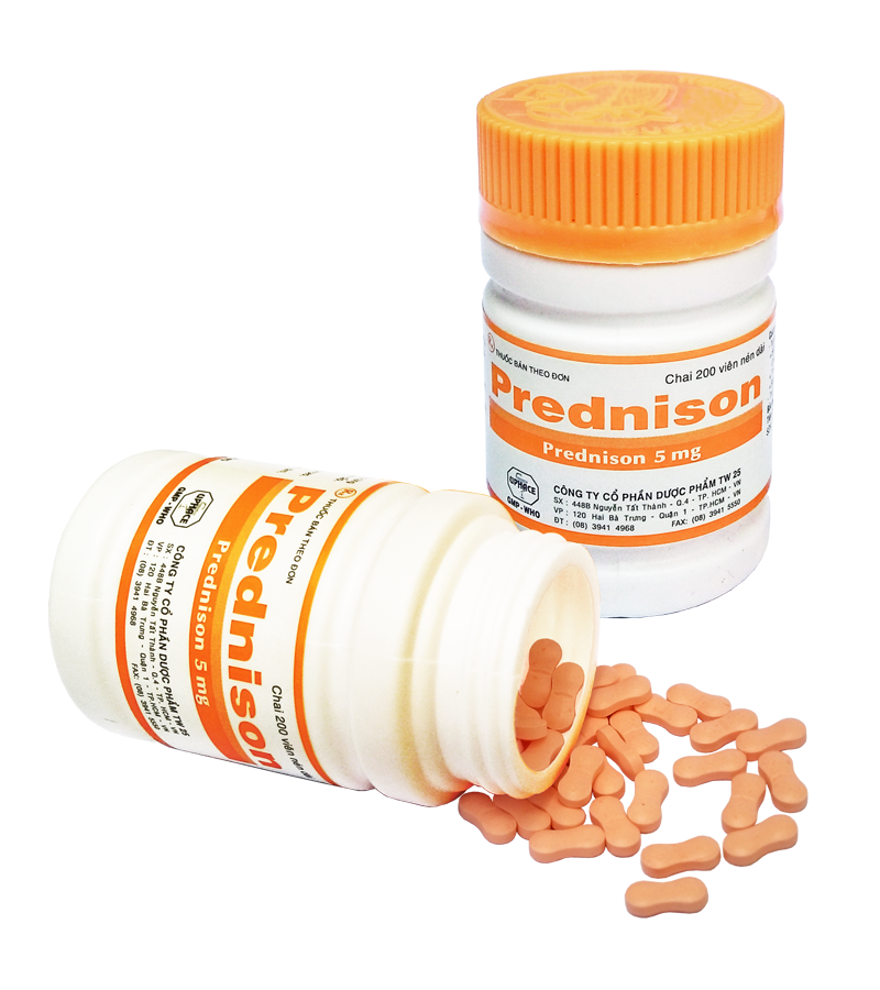 Prednison 5mg Uphace Tw25 (c/200v) (vàng)