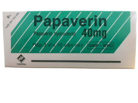 Papaverin 40mg Vidipha (h/30v)