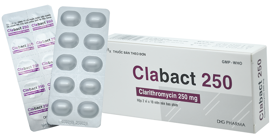 Clabact Clarithromycin 250mg Dhg (h/20v)
