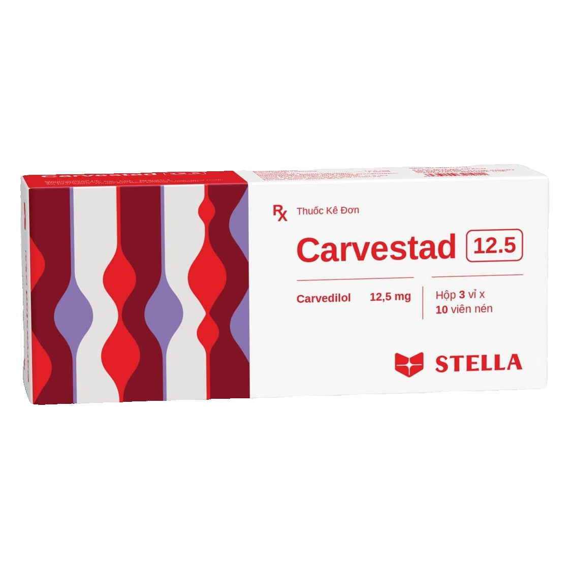 Carvestad Carvedilol 12,5mg Stella (h/30v)