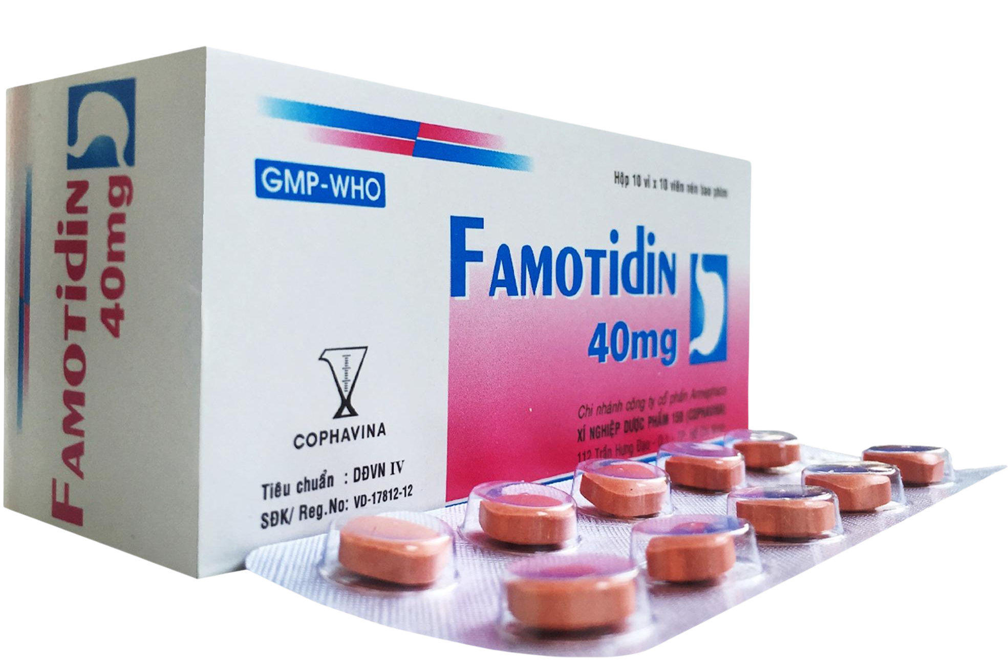 Famotidin 40mg Cophavina (h/100v)