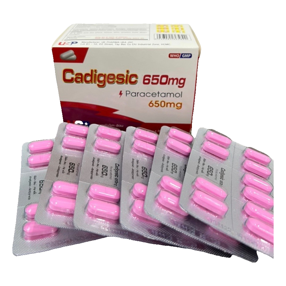 Cadigesic 650mg Usp (h/100v)